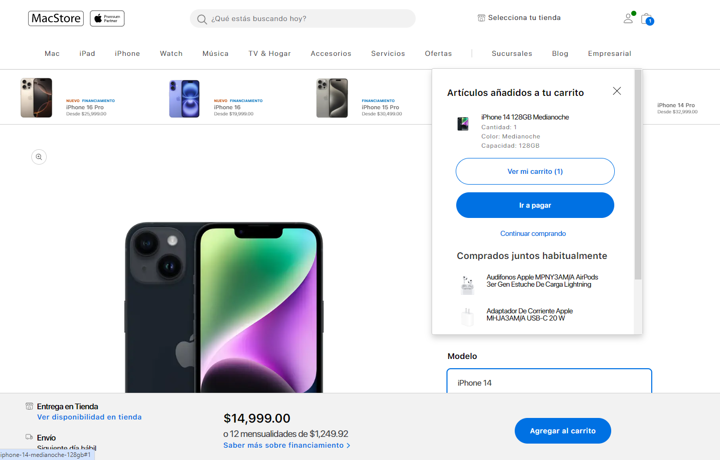 Punto de recolección | MacStore Online