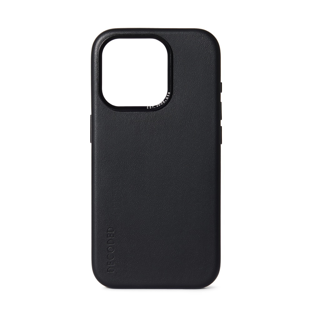 funda decoded iphone 15 pro max magsafe piel negro | MacStore Online