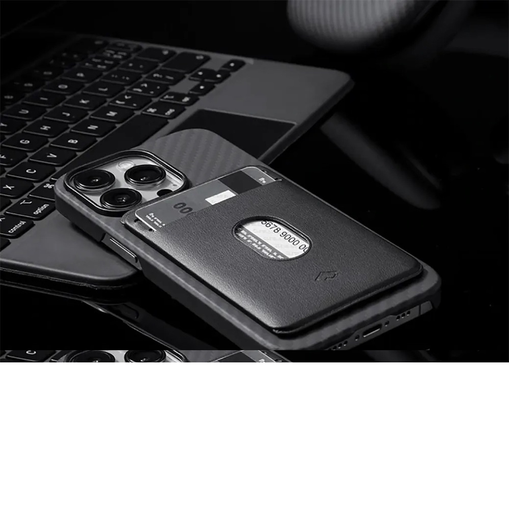 Cartera Pitaka MagEZ iPhone Magsafe Negro MacStore Online