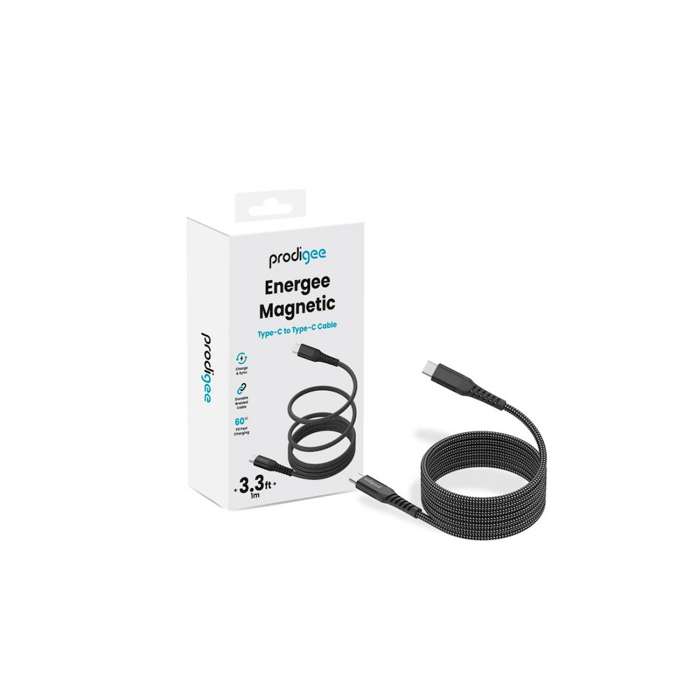 Cable Prodigee ENRG-GMTC-C2C Energee Magnetico USB C 60W Negro MacStore Online